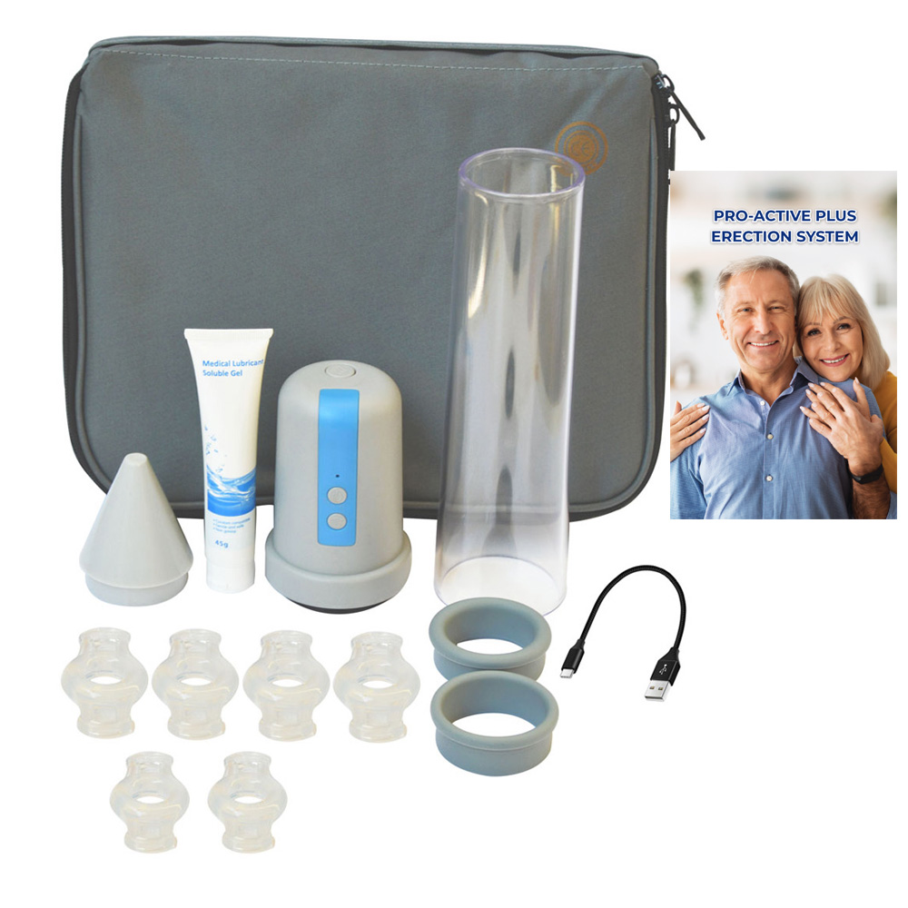 Pro-Active Plus Erection System - Rechargeable ED Vacuum Pump
